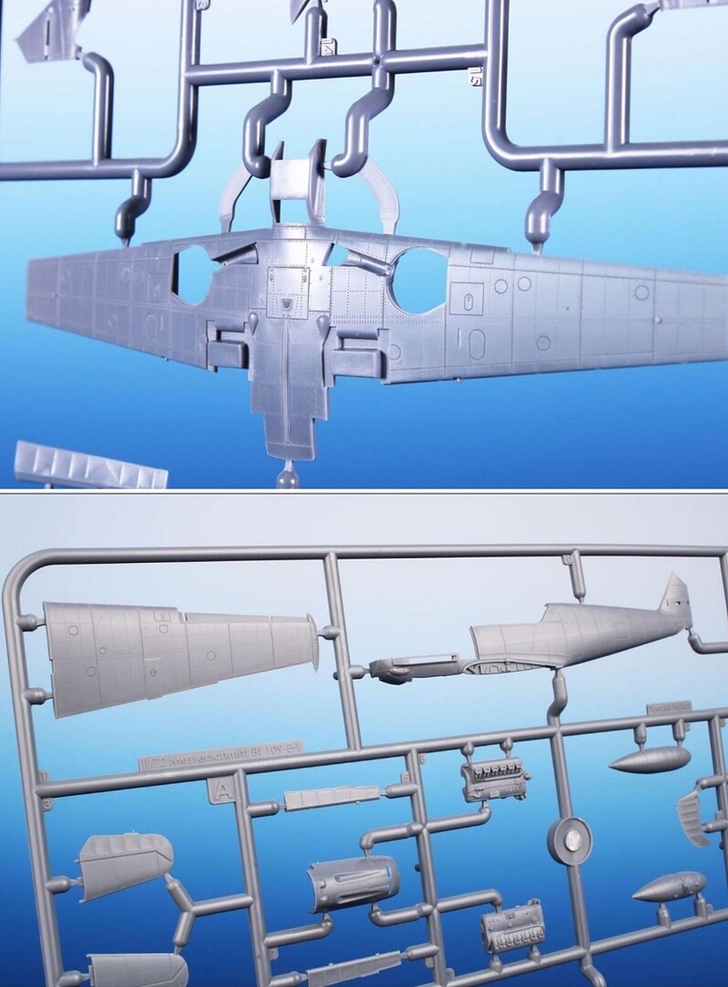 Messerschmitt Bf109E1 Legion Condor Fighter -- Plastic Model Airplane ...