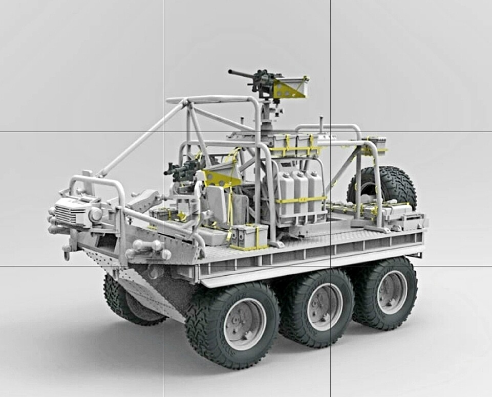 British ATMP WMIK Vehicle (Airborne) -- Plastic Model Military Vehicle ...
