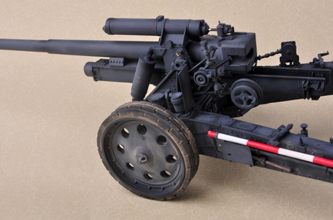 German 105mm K18 Cannon -- Plastic Model Artillery Kit -- 1/16 Scale ...