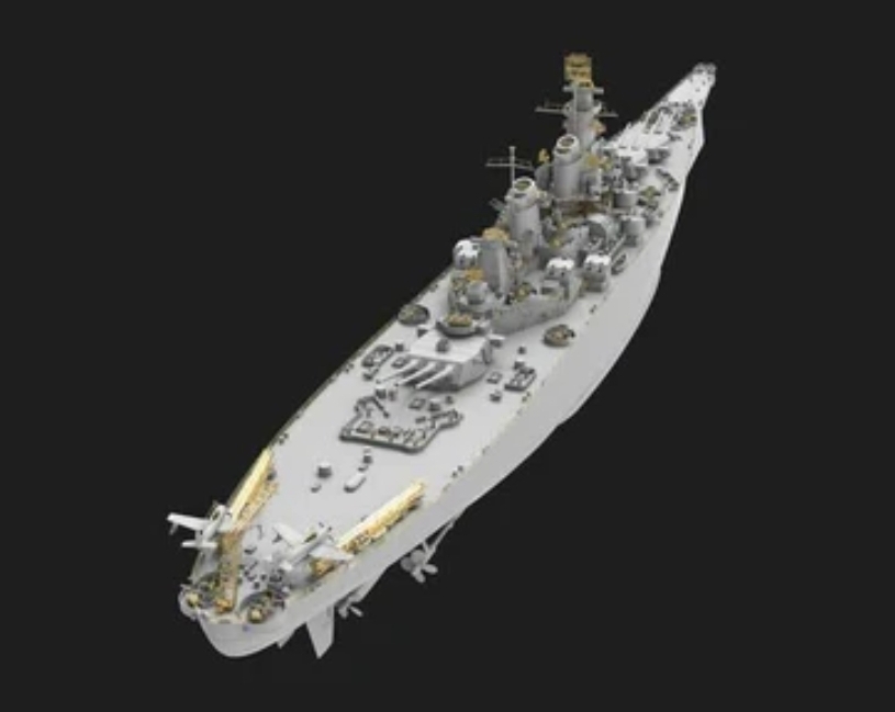 USS Iowa BB61 Battleship -- Plastic Model Military Ship Kit -- 1/350 ...