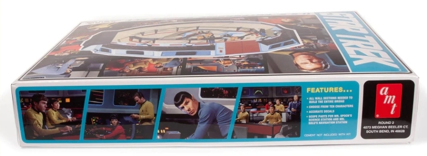 Star Trek U.S.S. Enterprise Bridge -- Science Fiction Plastic Model Kit ...