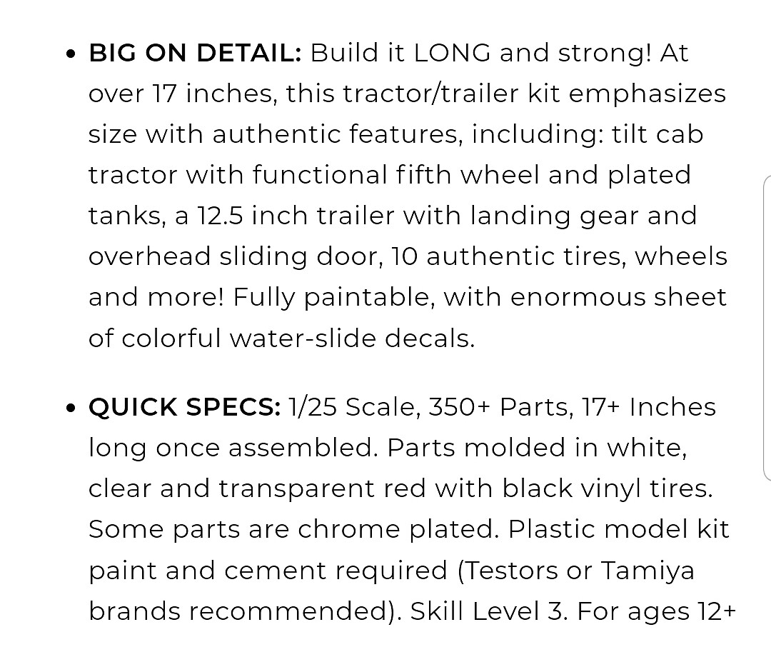 Ford C900 US Mail Truck w/trailer -- Plastic Model Truck Vehicle Kit ...