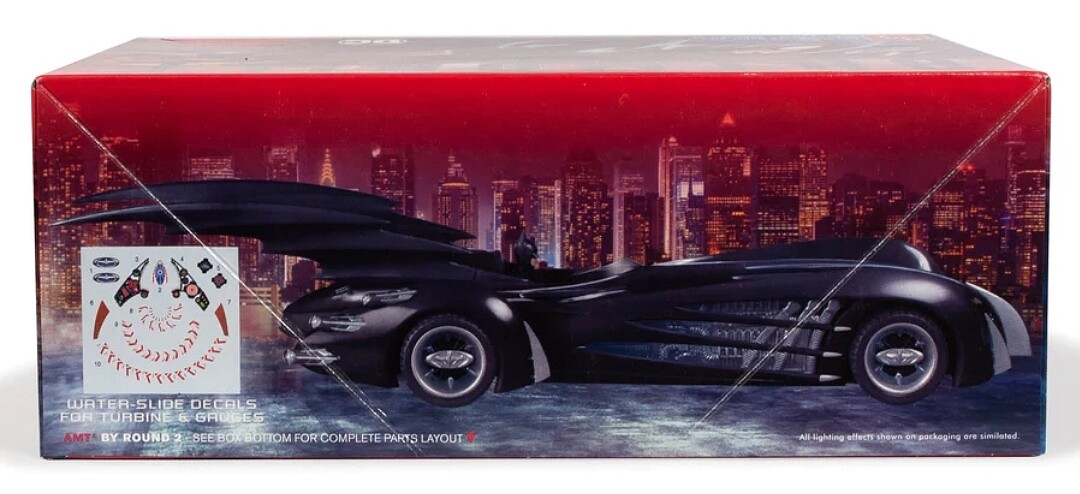 Batman & Robin Movie Batmobile -- Plastic Model Car Vehicle Kit -- 1/25 ...