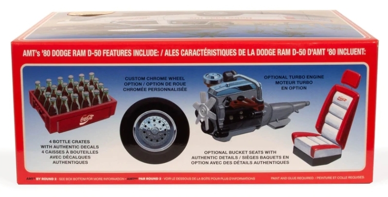 Coke 1982 Dodge Ram D50 Pickup Truck -- Plastic Model Truck Vehicle Kit ...