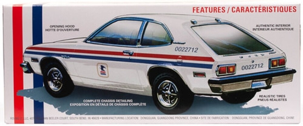 '77 Ford Pinto USPS -- Plastic Model Car Vehicle Kit -- 1/25 Scale ...