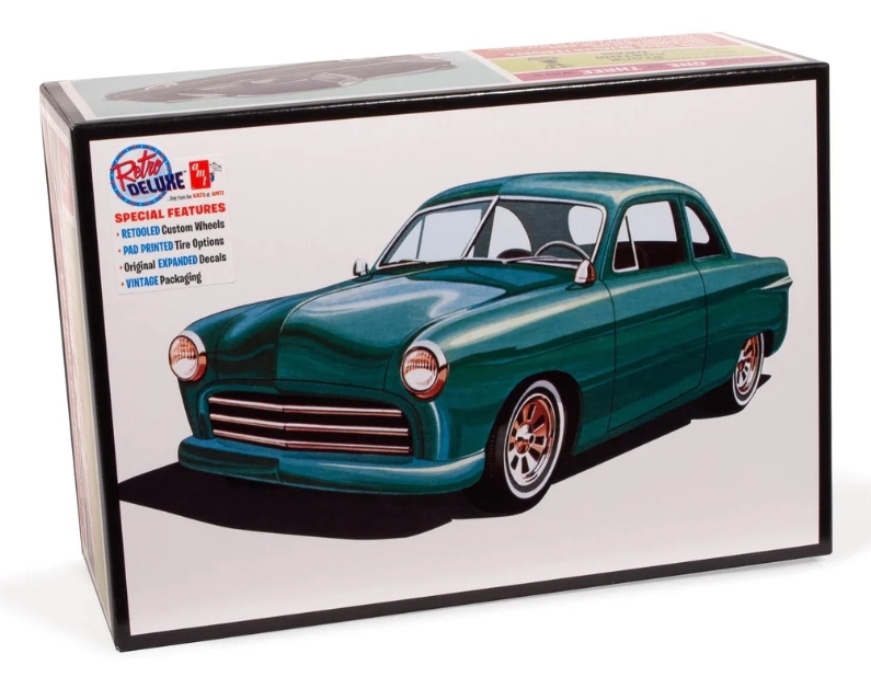 1949 Ford The 49er Coupe -- Plastic Model Car Vehicle Kit -- 1/25 Scale ...