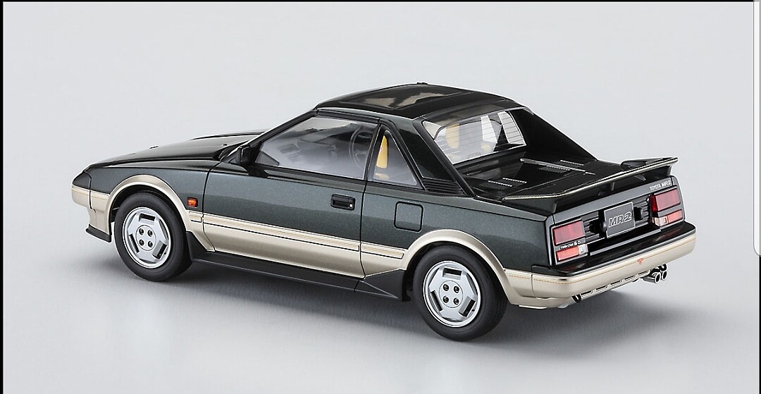 Toyota MR2 G-Limited Car w/Moon Roof -- Plastic Model Car Vehicle Kit ...