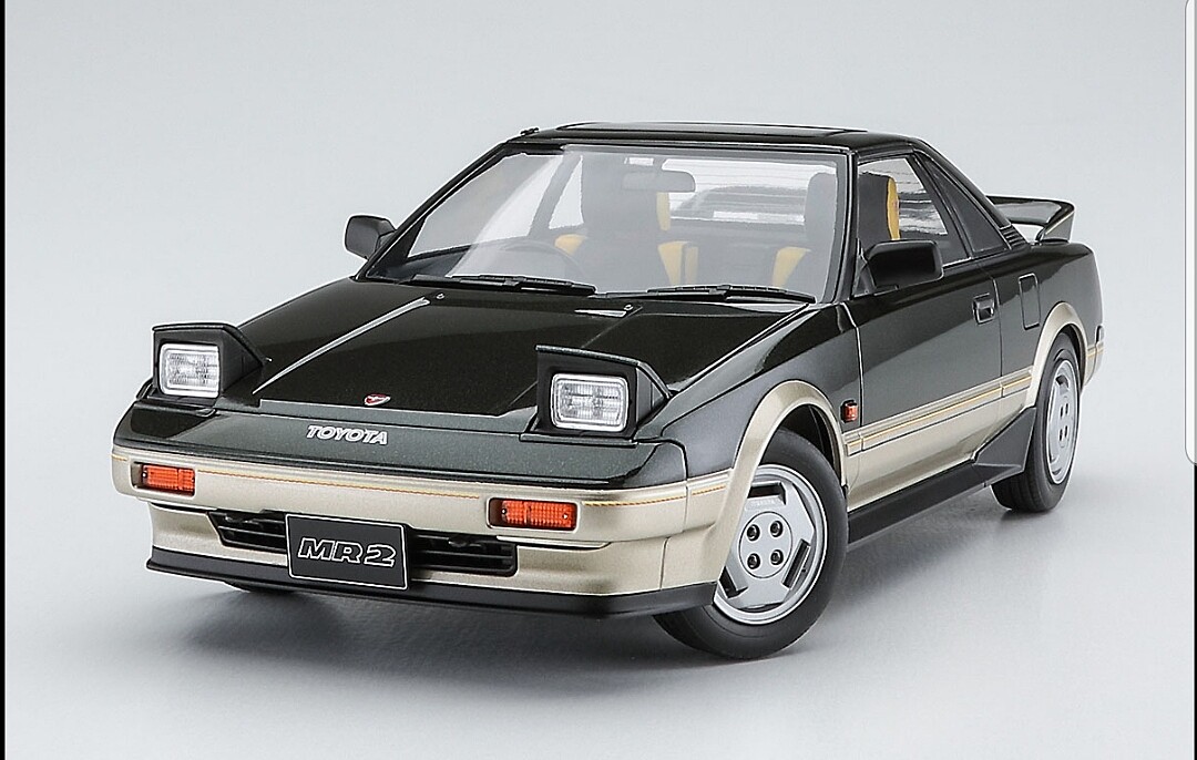 Toyota MR2 G-Limited Car w/Moon Roof -- Plastic Model Car Vehicle Kit ...