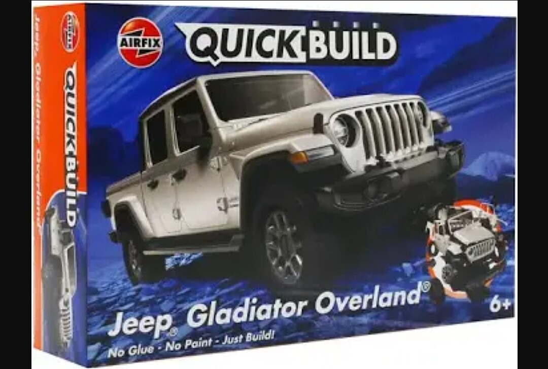 Quick Build Gladiator (JT) Overland Jeep -- Snap Tite Plastic Model ...