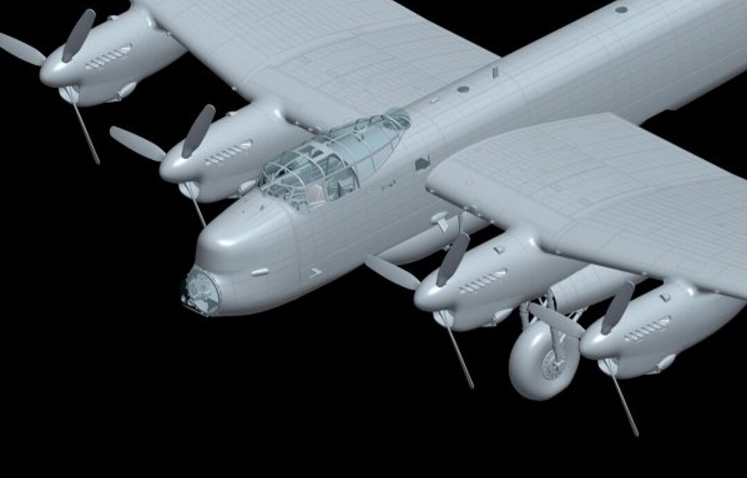 Avro Lancaster B Mk I Grand Slam Bomber -- Plastic Model Airplane Kit ...