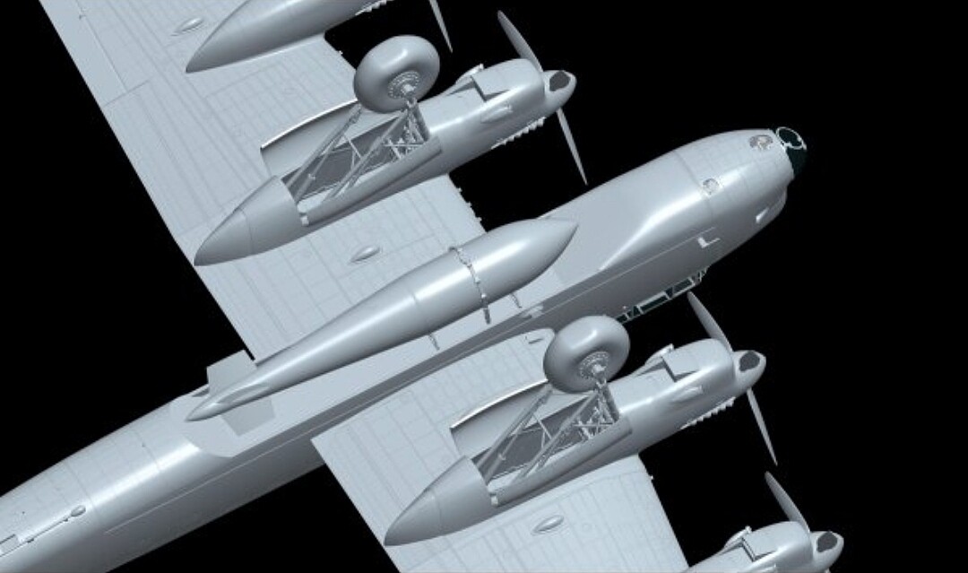Avro Lancaster B Mk I Grand Slam Bomber -- Plastic Model Airplane Kit ...