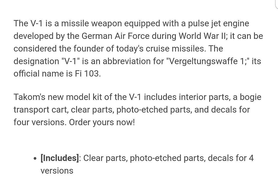 V-1 Flying Bomb Launch Site -- Plastic Model Military Diorama -- 1/35 ...