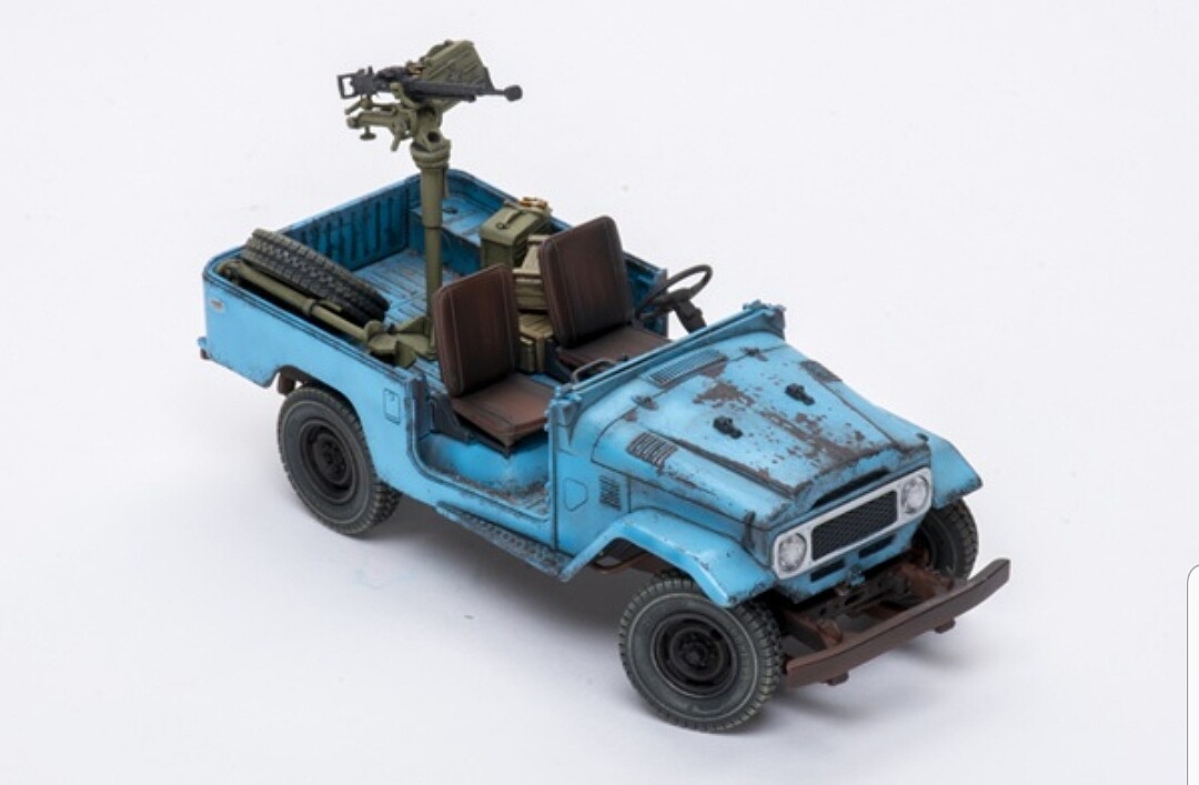 FJ43 Pickup Truck with DShKM Gun -- Plastic Model Military Vehicle Kit ...