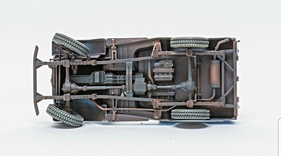 FJ43 Pickup Truck with DShKM Gun -- Plastic Model Military Vehicle Kit ...