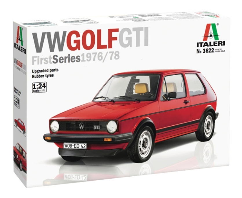VW Golf GTi '76/'78 -- Plastic Model Car Vehicle Kit -- 1/24 Scale ...