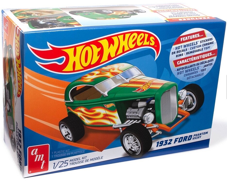 '32 Ford Phantom Vicky Hot Wheels -- Plastic Model Car Vehicle Kit -- 1 ...