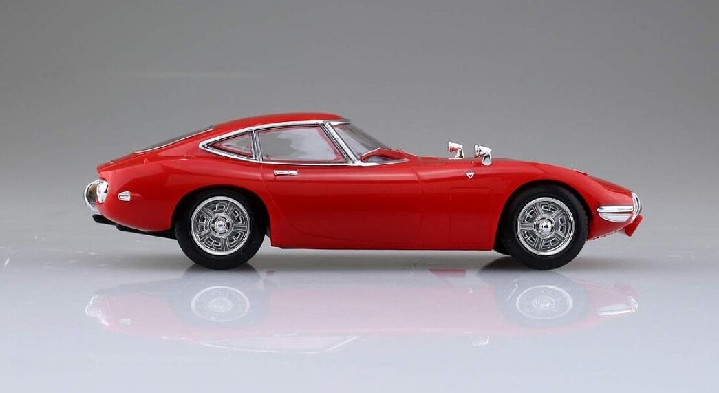 Toyota 2000GT 2-Door Car (Snap in Red) -- Plastic Model Car Vehicle Kit ...