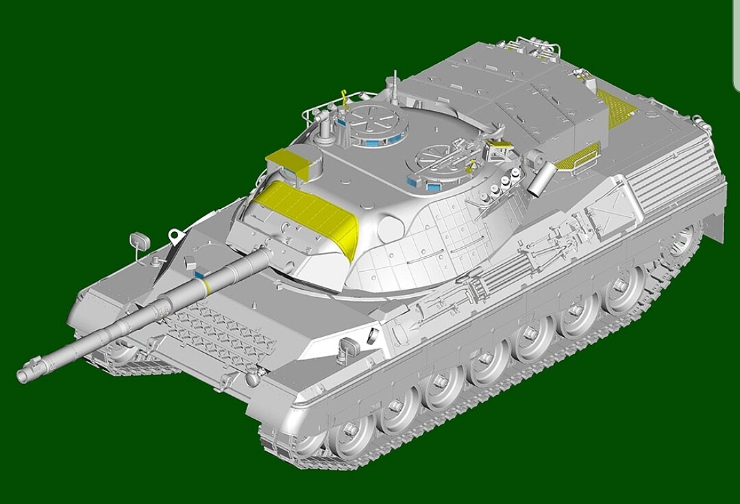 Leopard C2 Canadian Main Battle Tank -- Plastic Model Military Vehicle ...