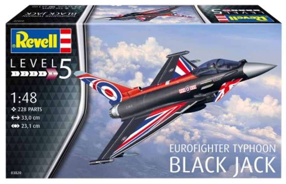 Eurofighter Typhoon Black Jack Single Seater -- Plastic Model Airplane ...