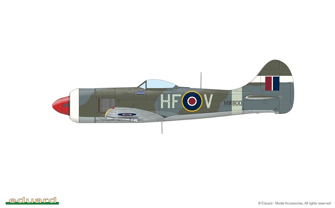 Tempest Mk II British Fighter (Ltd Edition) -- Plastic Model Airplane ...