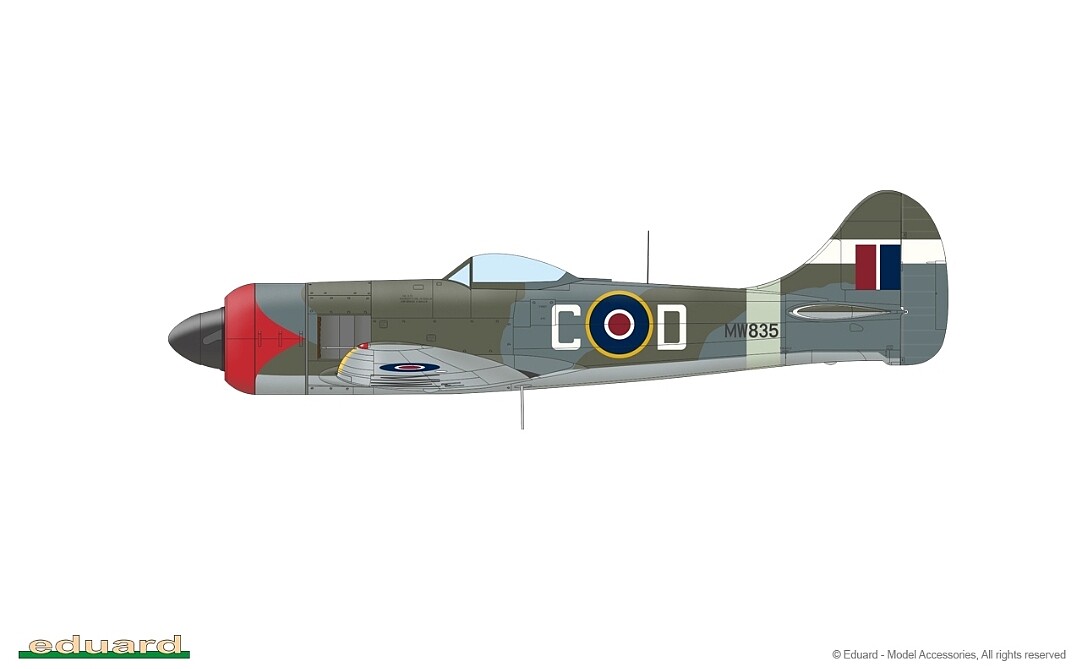 Tempest Mk II British Fighter (Ltd Edition) -- Plastic Model Airplane ...