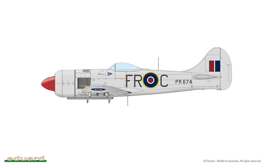 Tempest Mk II British Fighter (Ltd Edition) -- Plastic Model Airplane ...