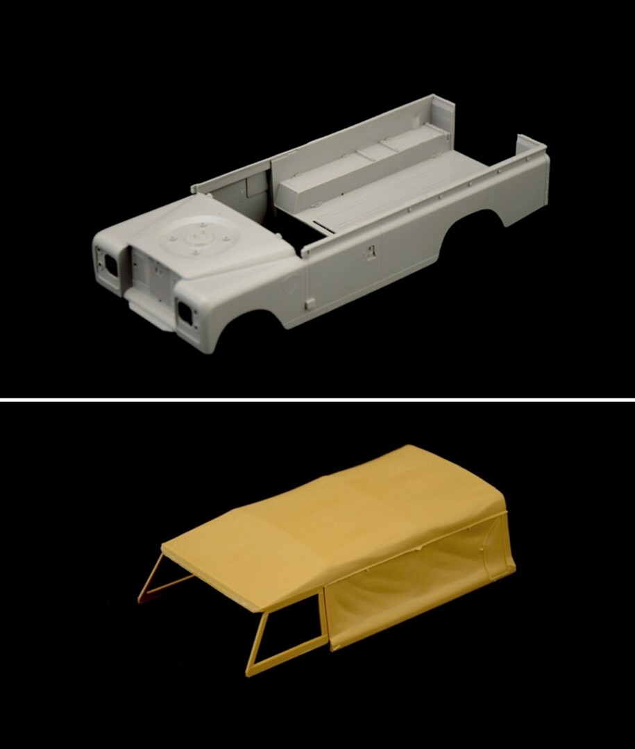 LAND ROVER 109 LWB -- Plastic Model Truck Kit -- 1/24 Scale -- #553665 ...