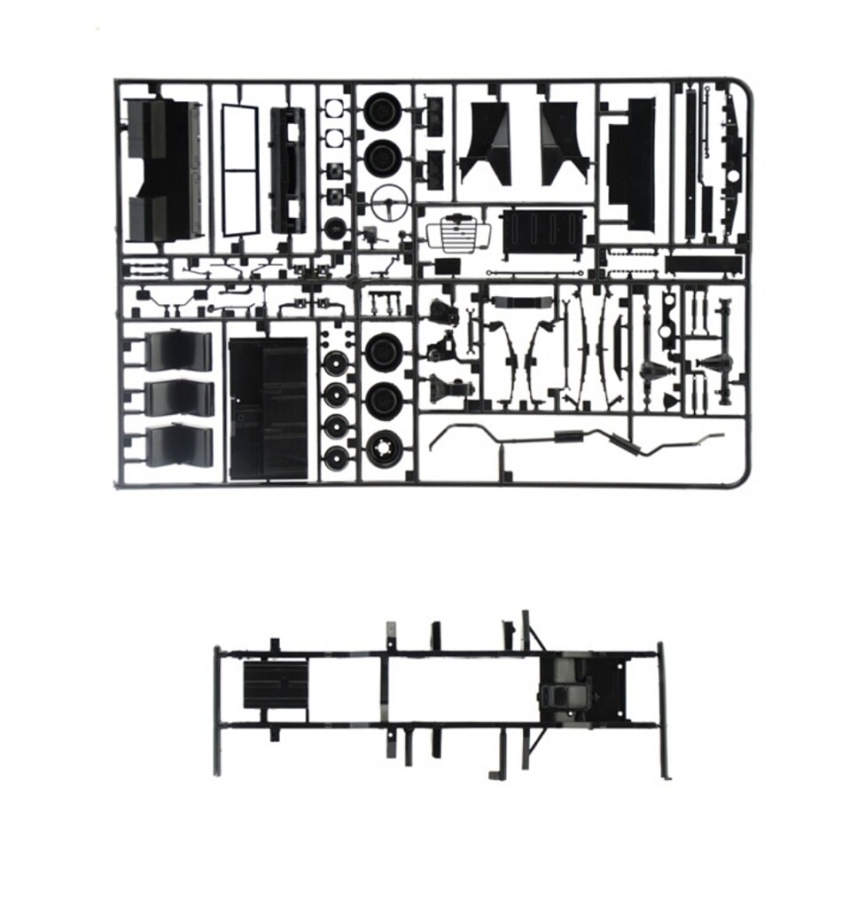 LAND ROVER 109 LWB -- Plastic Model Truck Kit -- 1/24 Scale -- #553665 ...