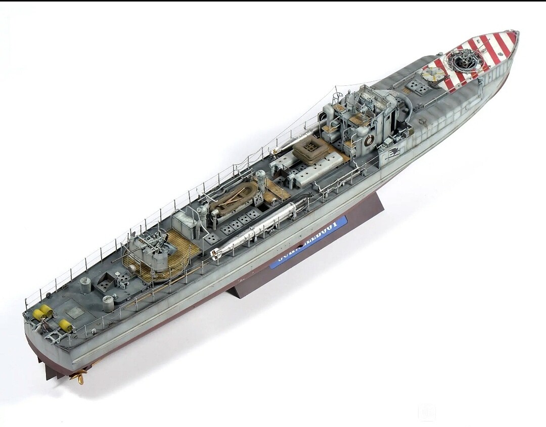 Schnellboot S38 1942 German Torpedo Boat -- Plastic Model Military Ship ...