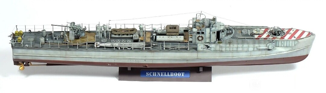 Schnellboot S38 1942 German Torpedo Boat -- Plastic Model Military Ship ...