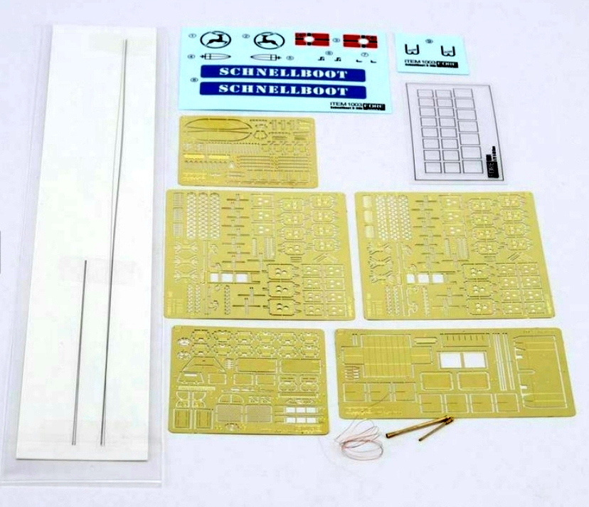 Schnellboot S38B German Torpedo Boat -- Plastic Model Military Ship Kit ...