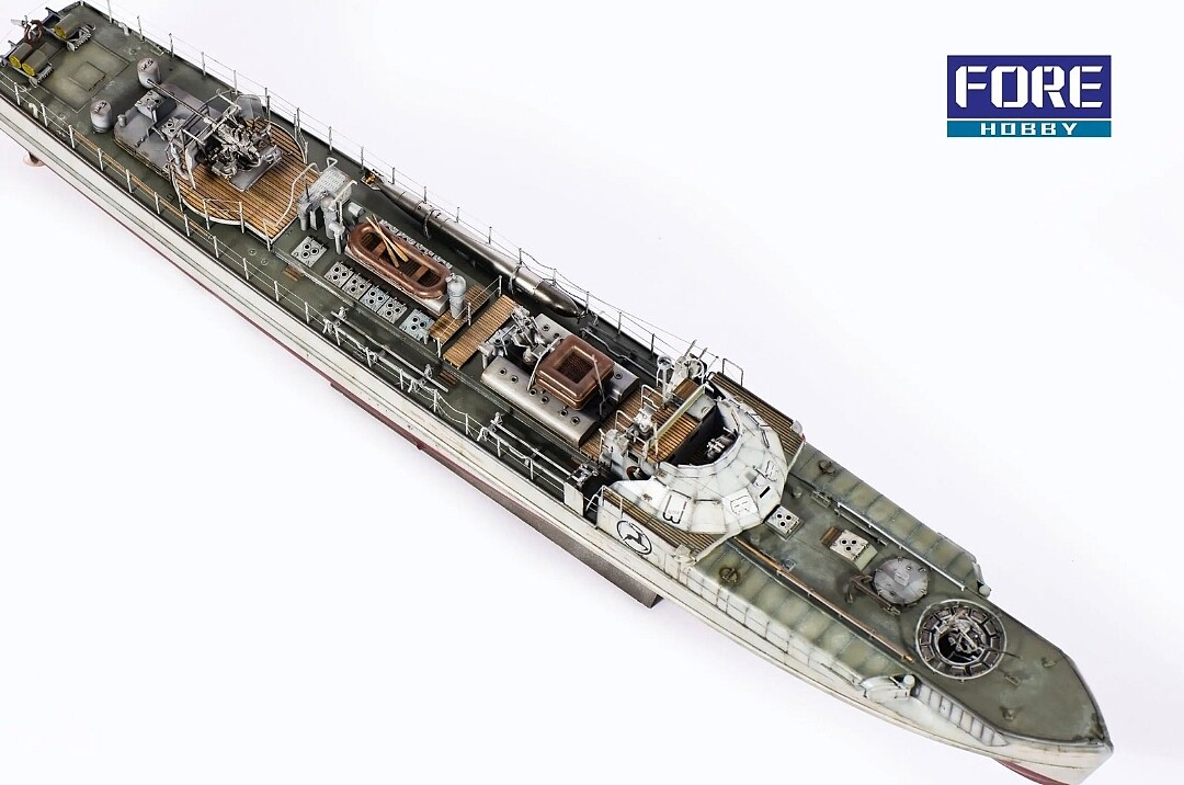 Schnellboot S38B German Torpedo Boat -- Plastic Model Military Ship Kit ...