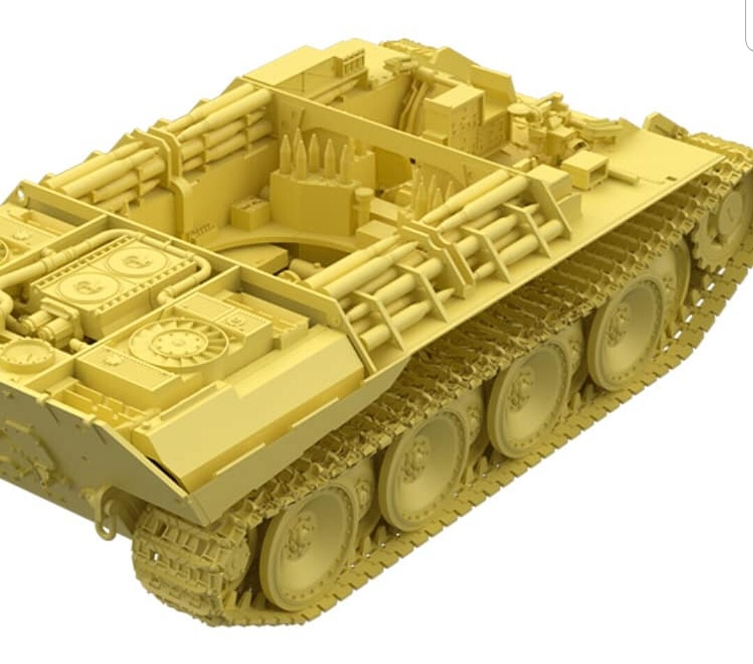 Panther A Tank w/Zimmerit & Full Interior -- Plastic Model Military ...