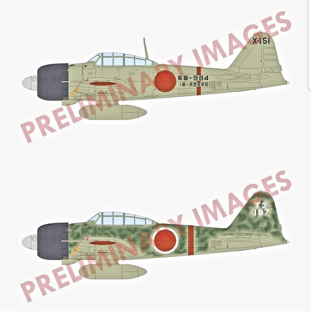 Samurai- WWII A6M3 Zero Japanese Fighter Dual Combo -- Plastic Model ...