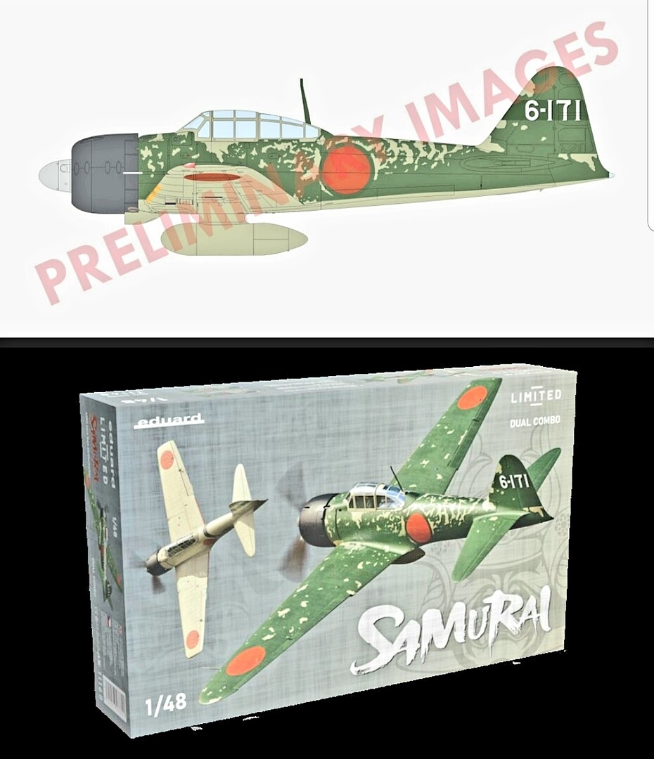 Samurai- WWII A6M3 Zero Japanese Fighter Dual Combo -- Plastic Model ...