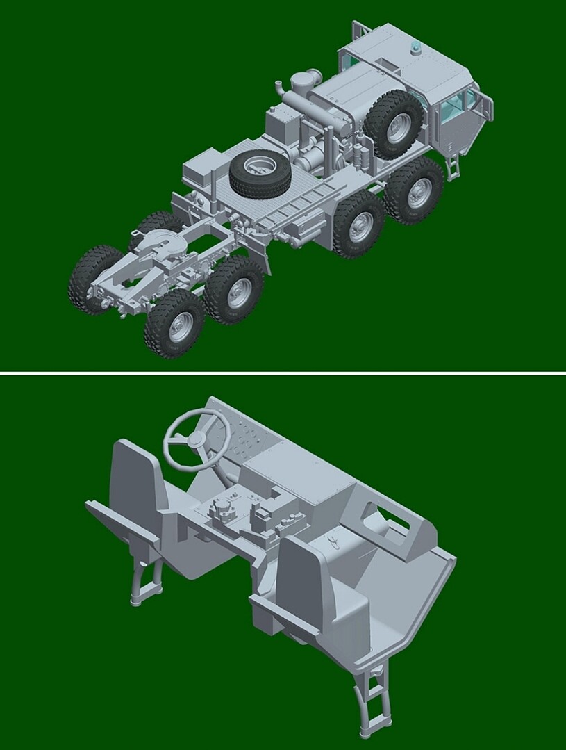 M983 Tractor with AN/TPY-2 X Band Radar -- Plastic Model Military ...