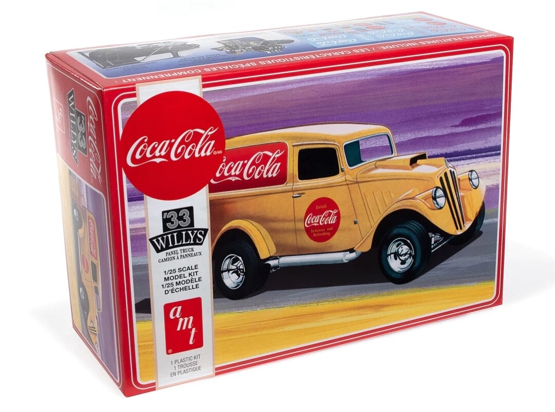Gallery Pictures AMT Coke 1933 Willys Panel Truck Plastic Model Car ...