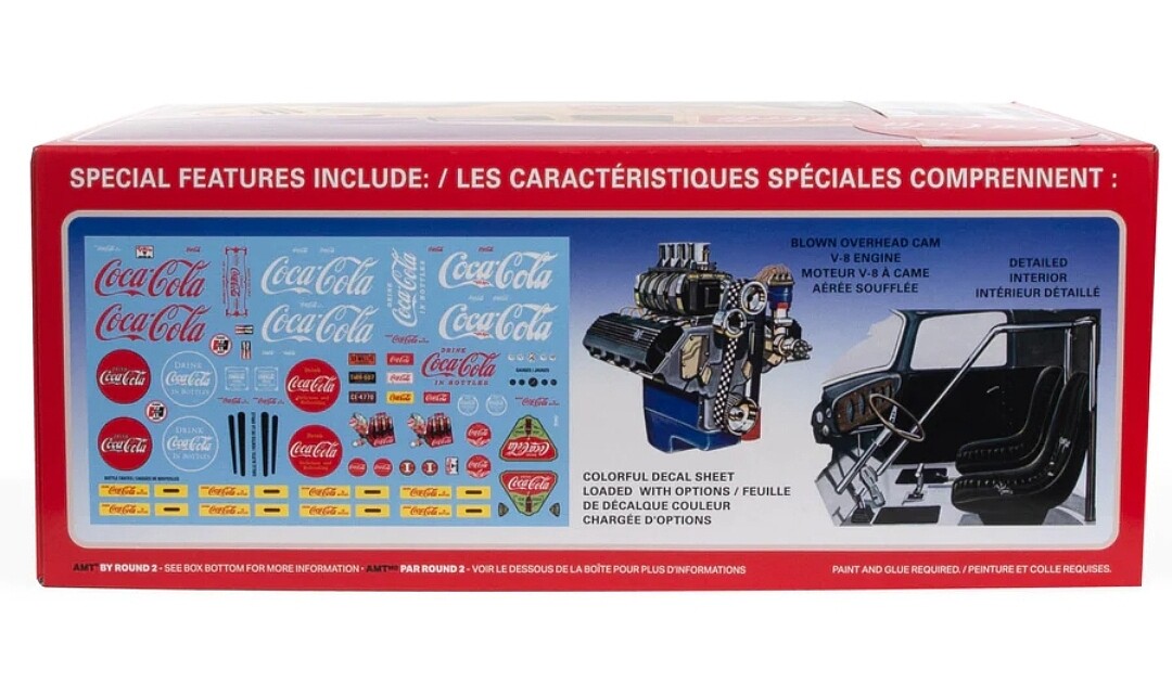 Coke 1933 Willys Panel Truck -- Plastic Model Car Vehicle Kit -- 1/25 ...