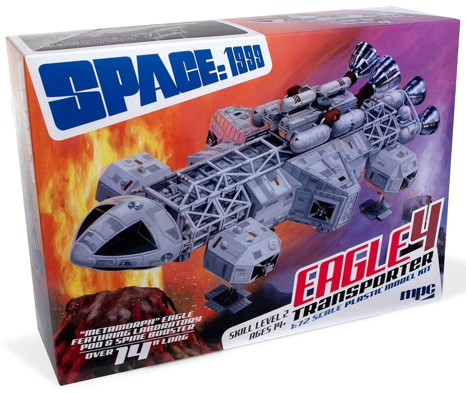 Space 1999 Eagle 4 Transporter -- Plastic Model Space 1999 Kit -- 1/72 ...