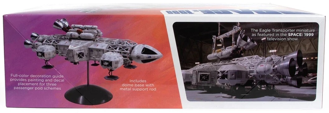 Space 1999 Eagle 4 Transporter -- Plastic Model Space 1999 Kit -- 1/72 ...