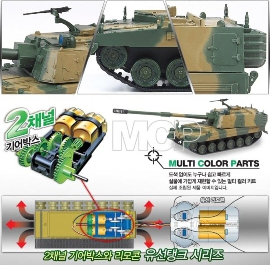 K9 Self Propelled Artillary Gun -- Plastic Model Artillary -- 1/48 ...