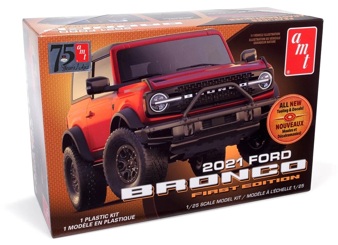 2021 Ford Bronco 1st Edition -- Plastic Model Car Vehicle Kit -- 1/25 ...