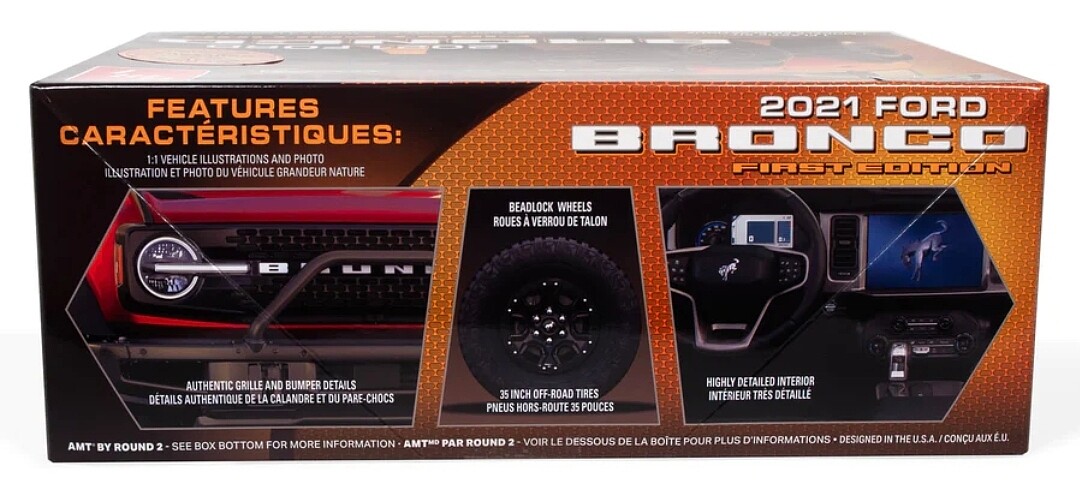 2021 Ford Bronco 1st Edition -- Plastic Model Car Vehicle Kit -- 1/25 ...