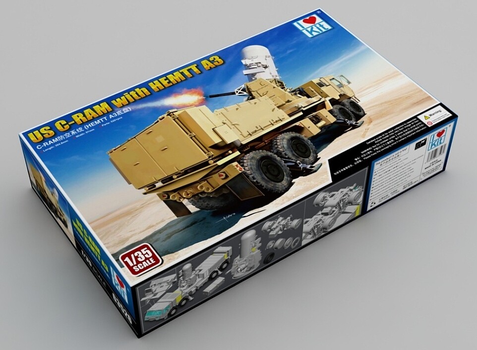US C-RAM Weapons System with HEMTT A3 -- Plastic Model Military Vehicle ...