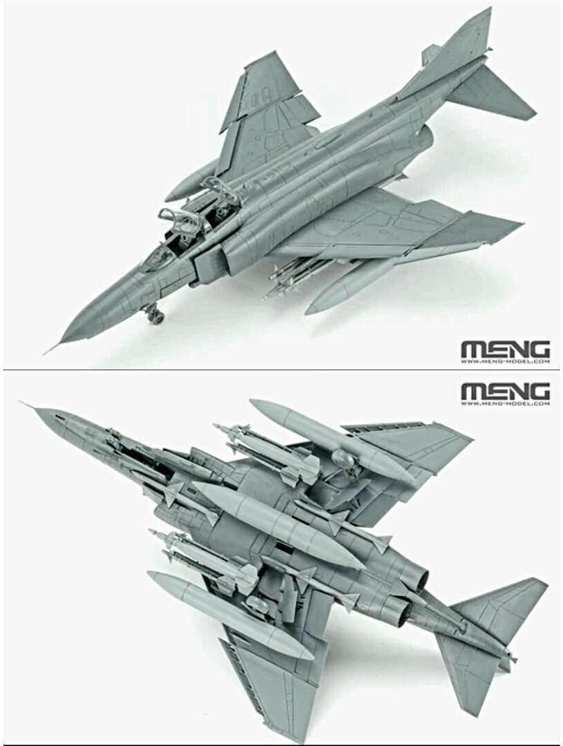 Gallery Pictures Meng F4E Phantom II Fighter Plastic Model Airplane Kit ...