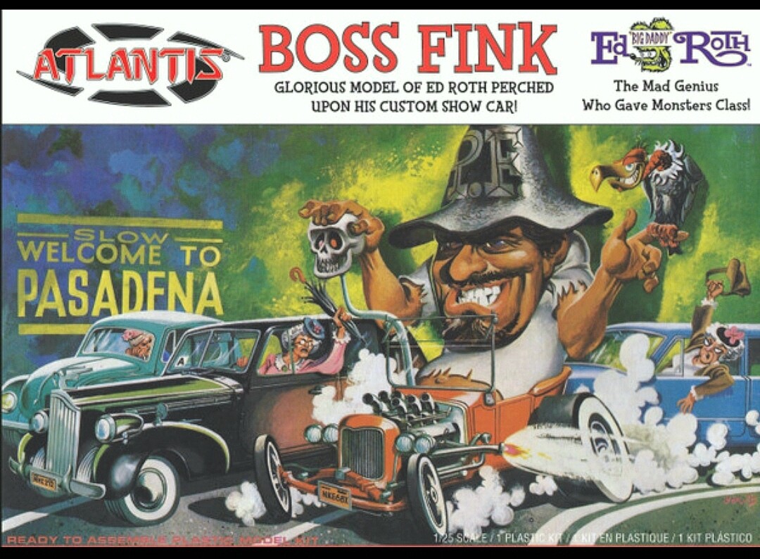Ed Big Daddy Roth Boss Fink -- Plastic Model Car Kit -- 1/25 Scale ...
