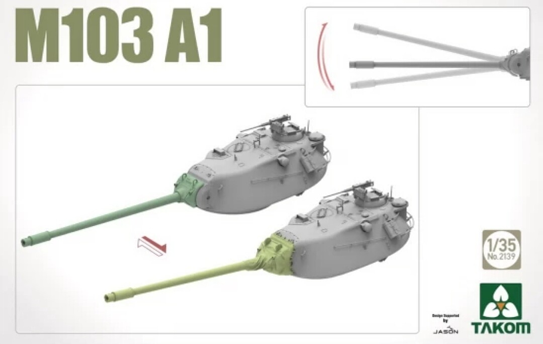 US M103 A1 Heavy Tank -- Plastic Model Military Vehicle -- 1/35 Scale -- #2139 pictures by no ...