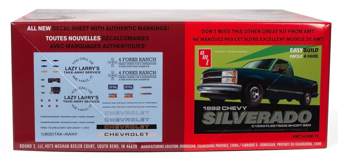 1996 Chevrolet C3500 Dually Pickup Truck -- Plastic Model Truck Kit ...