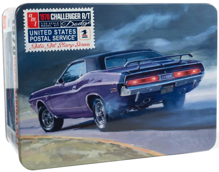 '70 Dodge Challenger USPS -- Plastic Model Car Vehicle Kit -- 1/25 ...