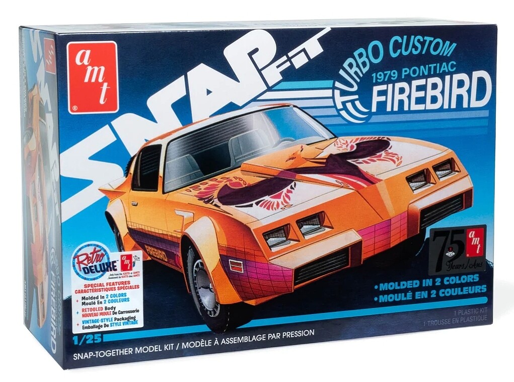 1979 Pontiac Firebird Turbo Custom Car (Snap) -- Plastic Model Car Kit ...